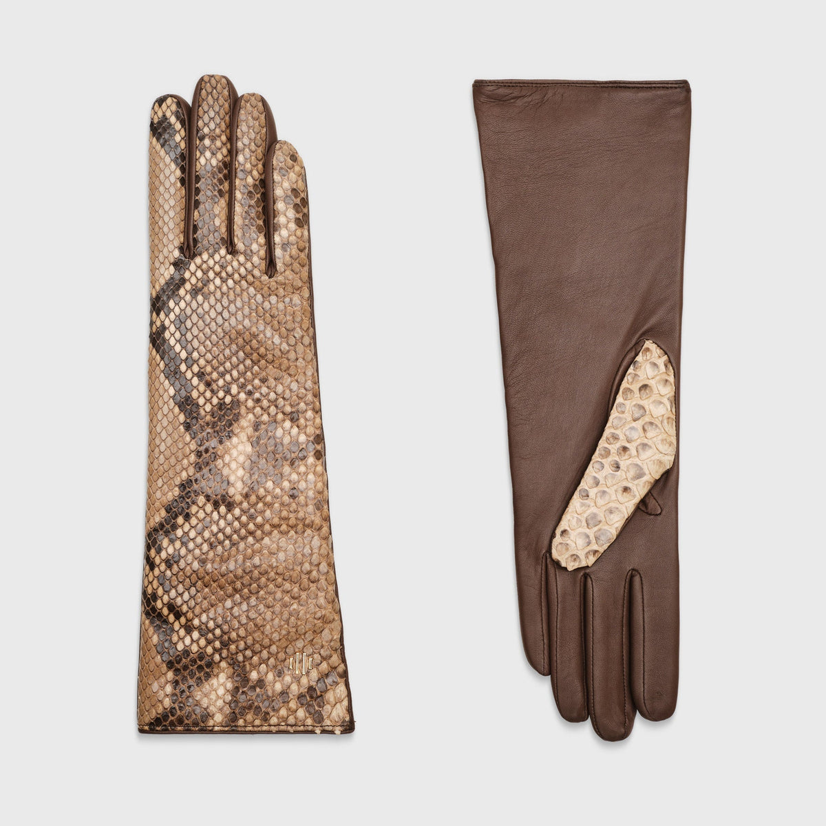 Anne Brown Python Gloves – Handmade Leather Gloves
