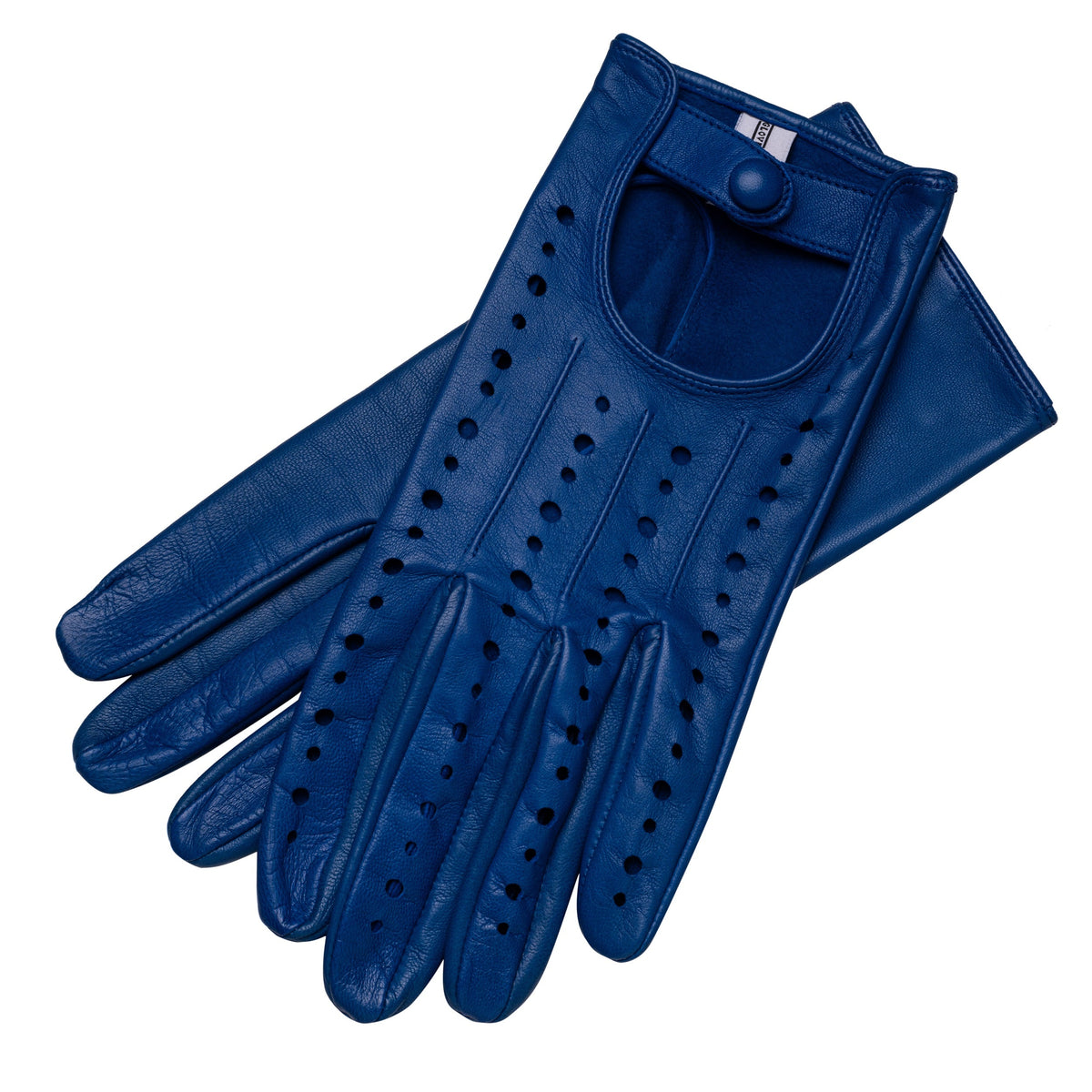 Rimini Women's Royal Blue Leather Driving Gloves – Handmade Leather Gloves