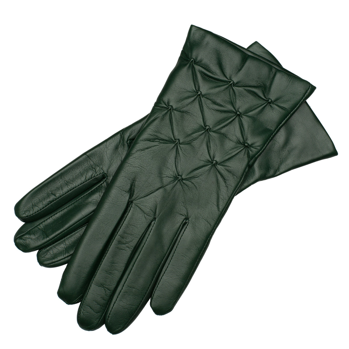 Firenze Women's Olive Green Leather Gloves – Handmade Leather Gloves